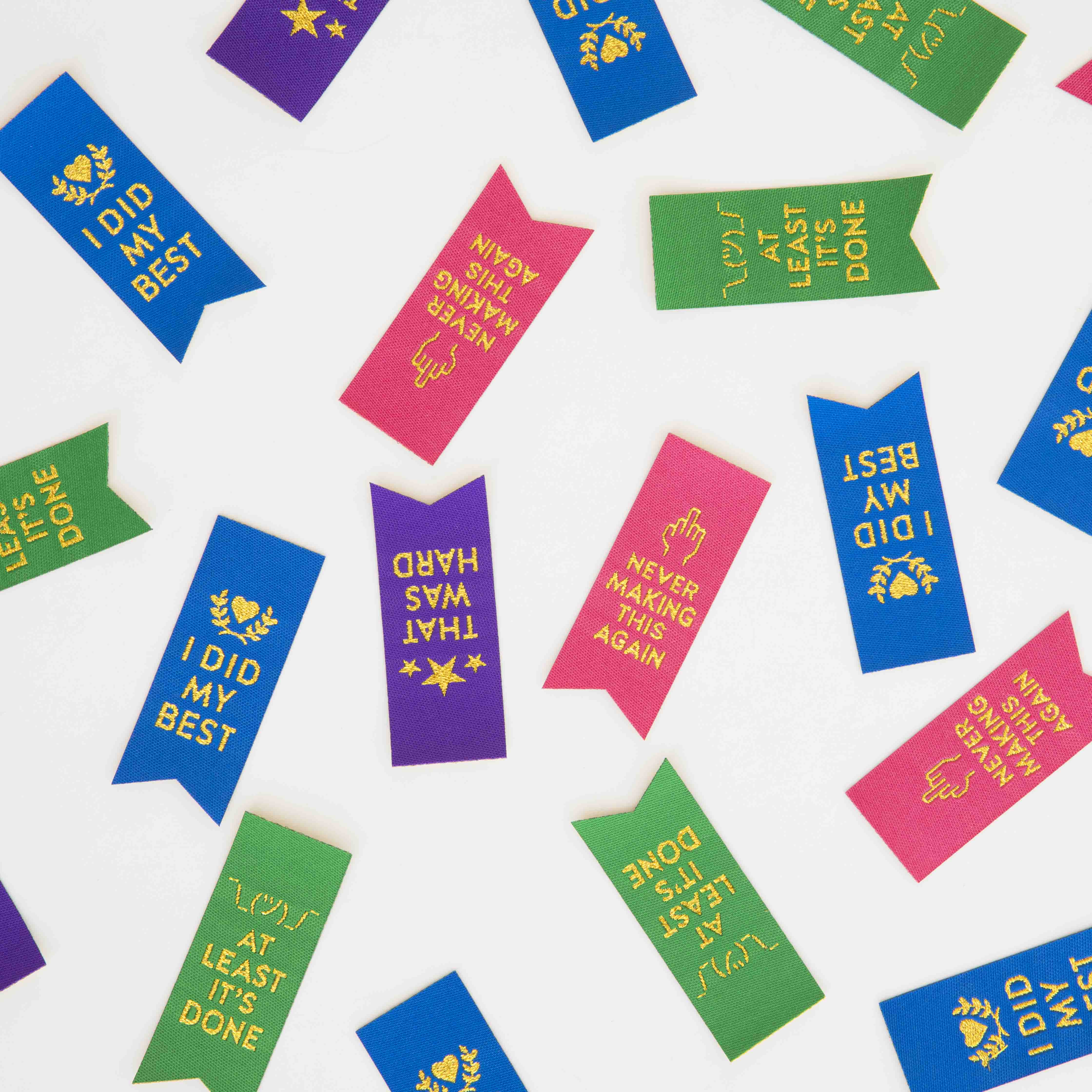 Award Ribbon Multipack Woven Labels – Sarah Hearts