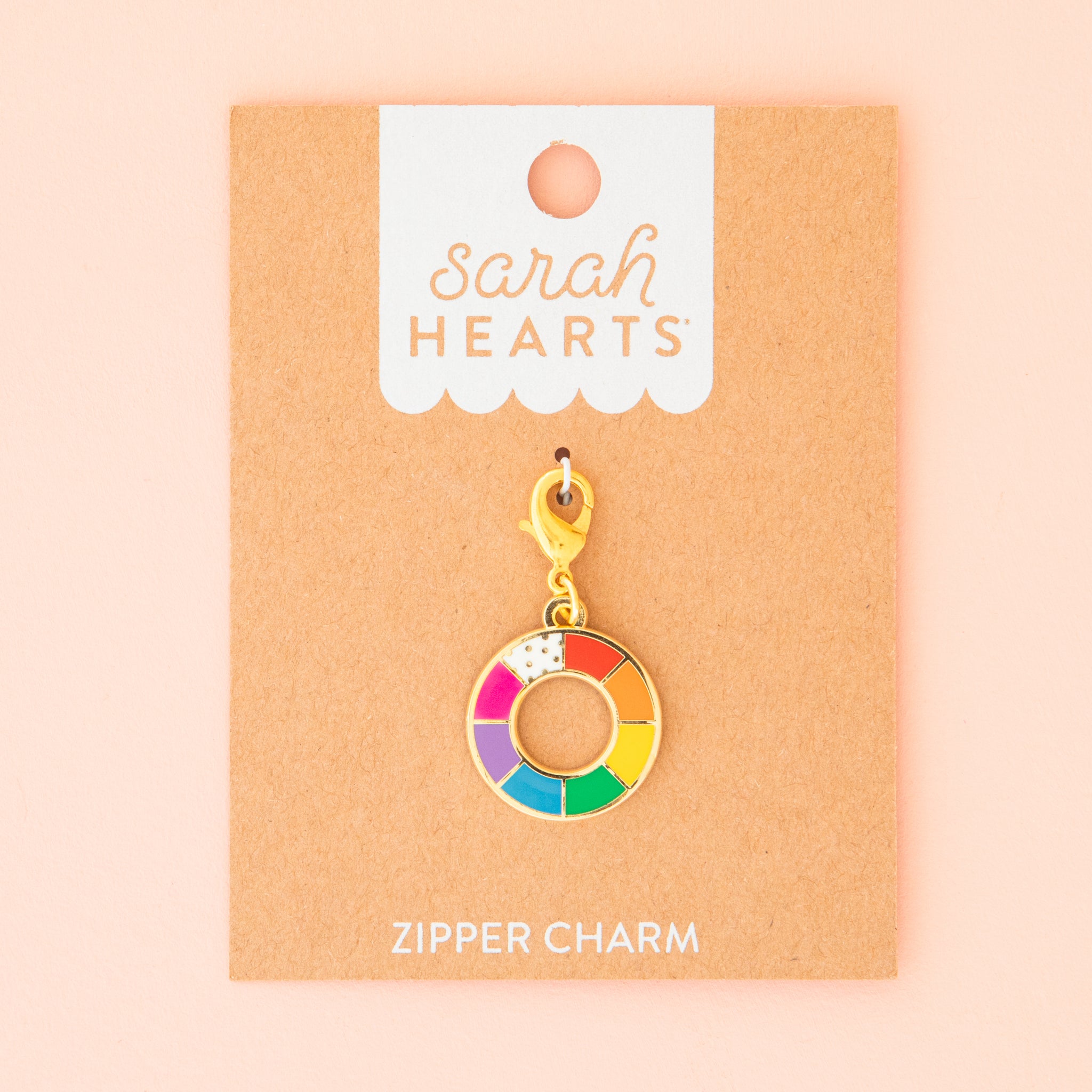 Color Wheel Zipper Charm – Sarah Hearts