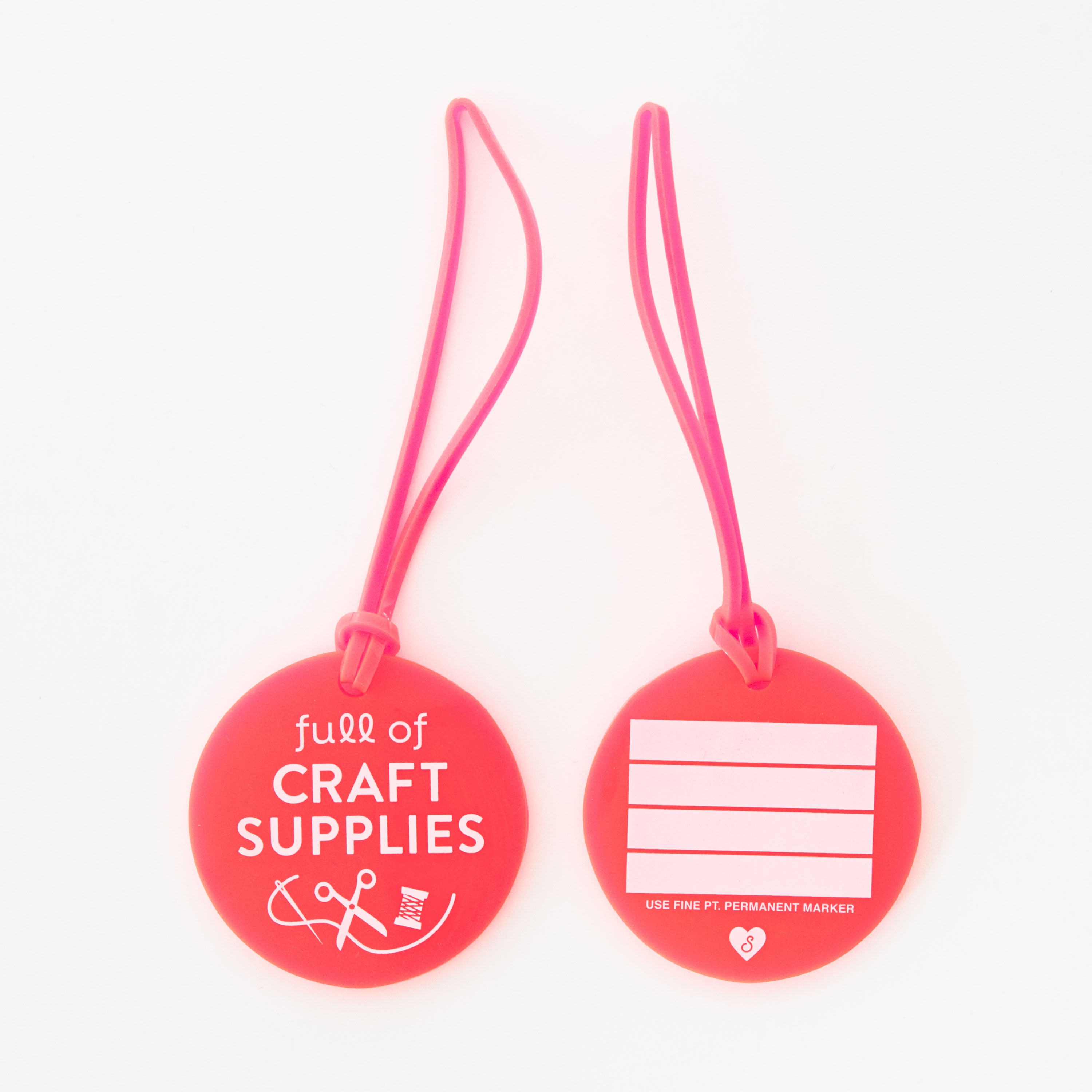Full of Craft Supplies Luggage Tag – Sarah Hearts