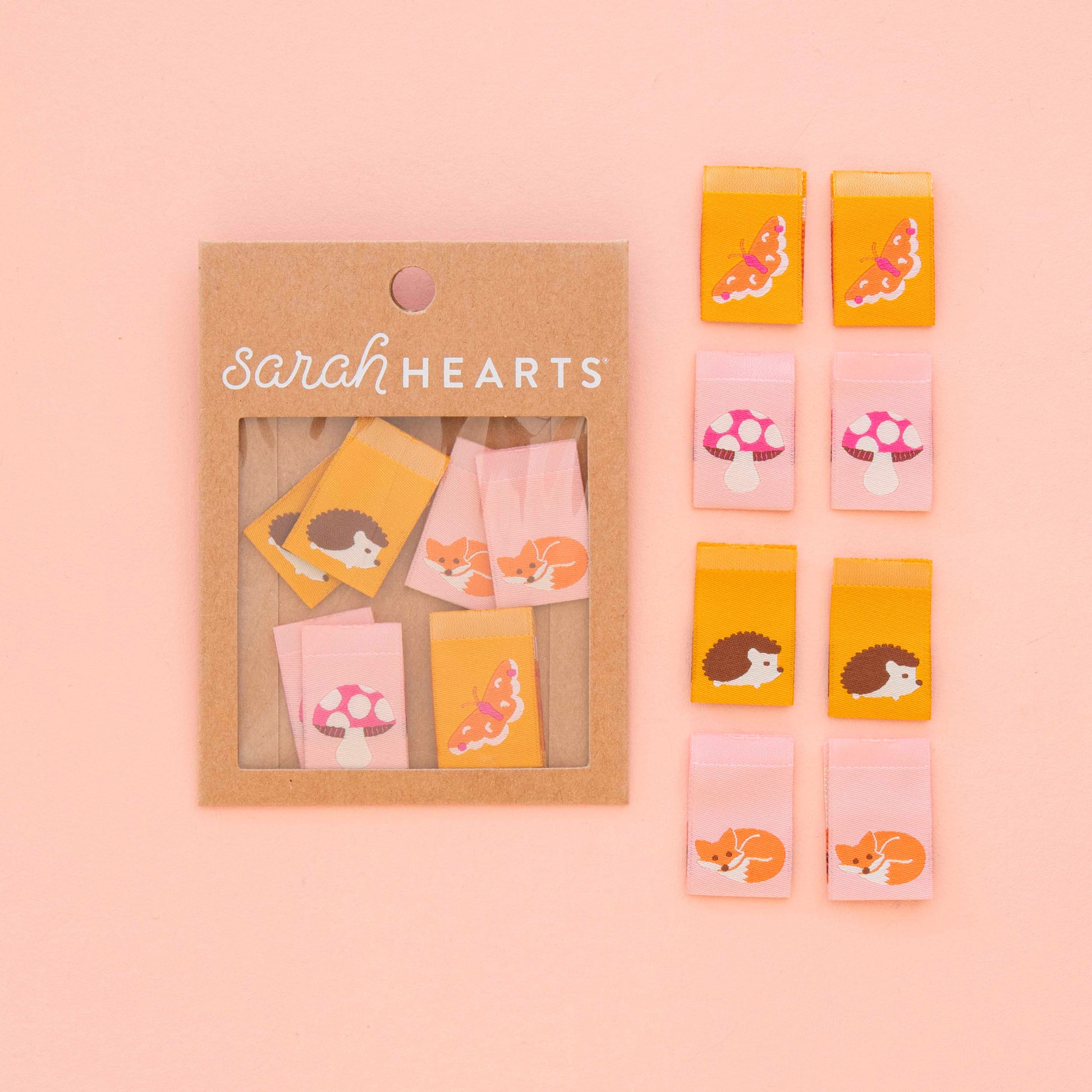 Forest Multipack Woven Labels – Sarah Hearts