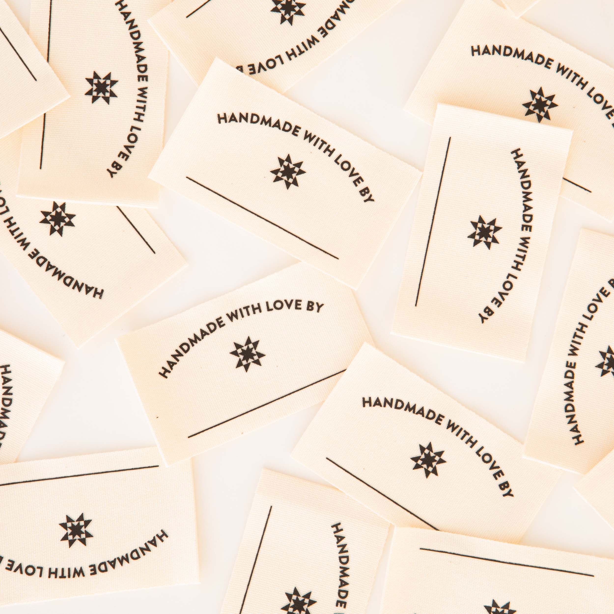 Handmade with Love Organic Cotton Write-In Labels – Sarah Hearts