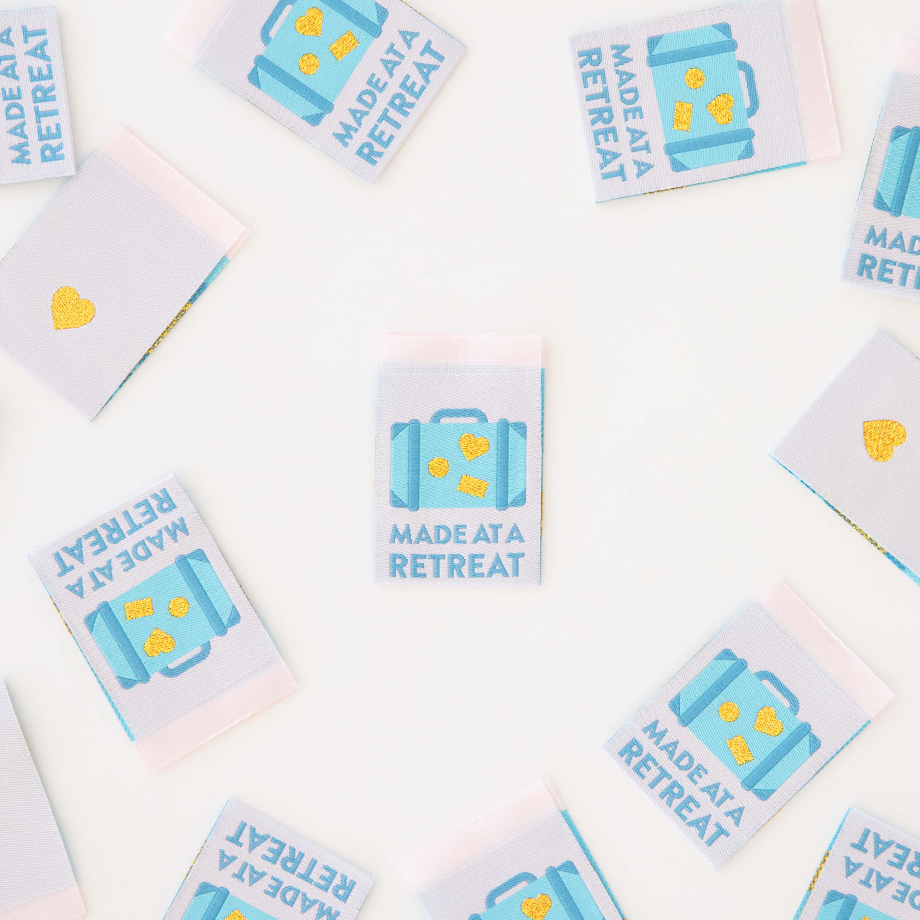 Made at a Retreat Woven Labels – Sarah Hearts