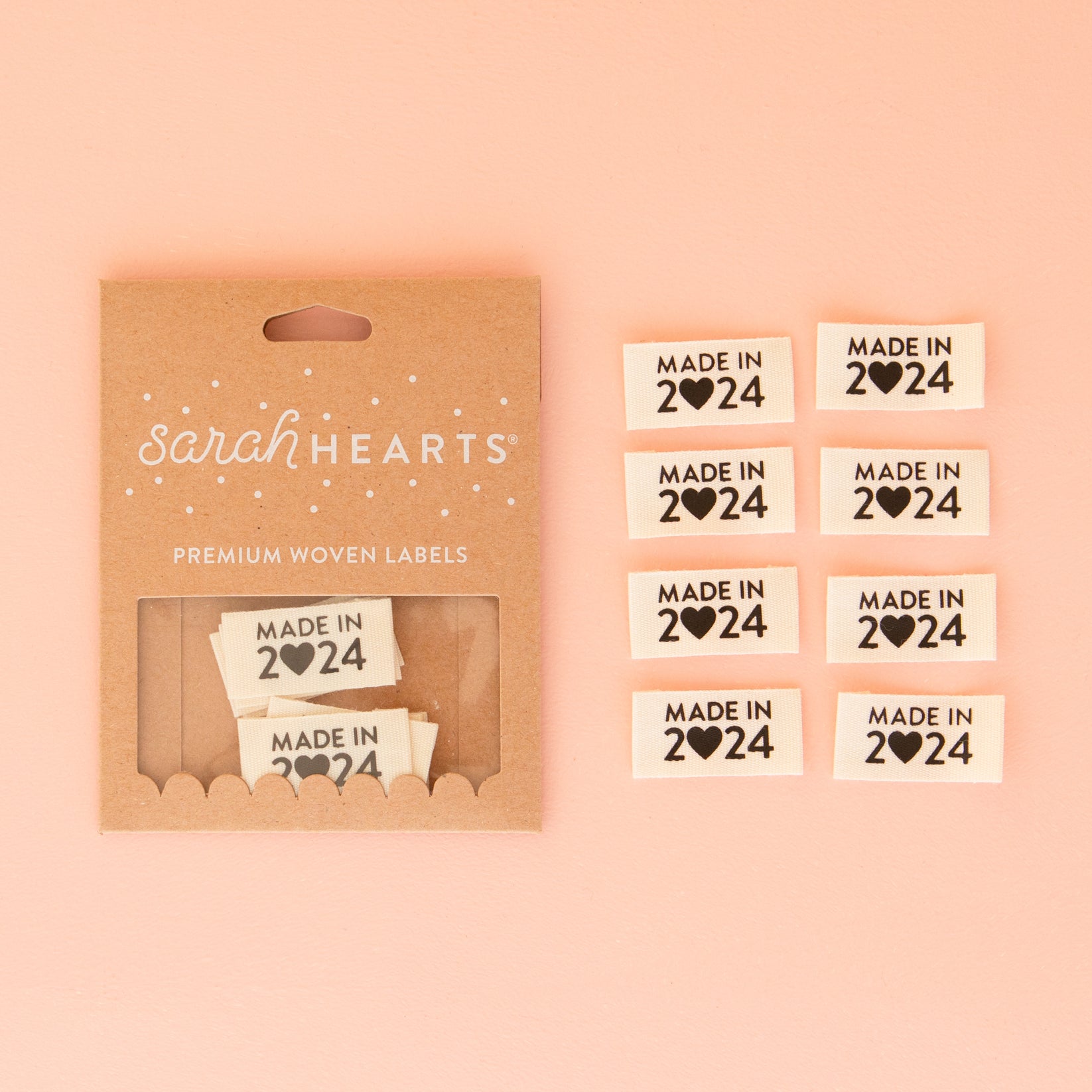 Made in 2024 Organic Cotton Labels – Sarah Hearts