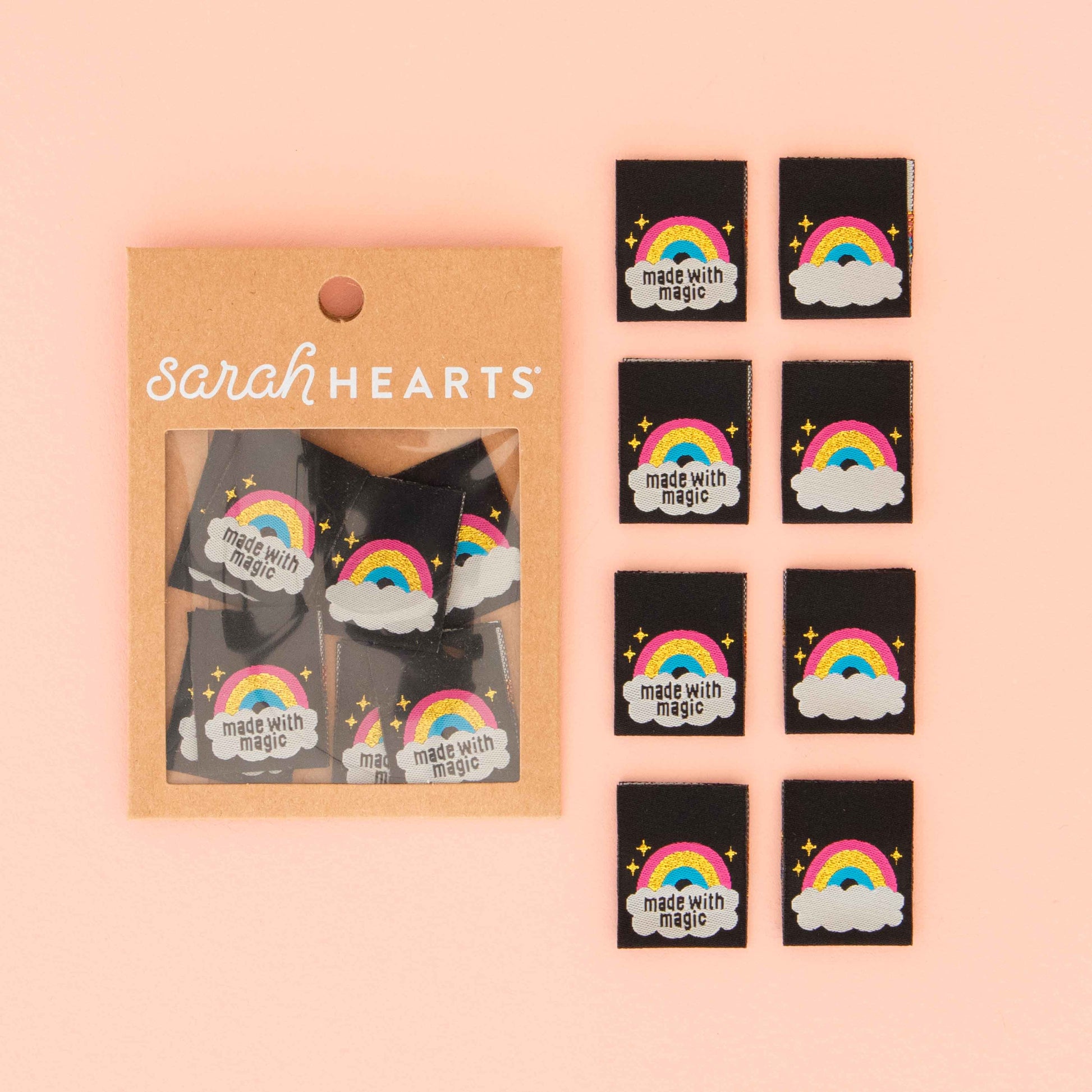 Made with Magic Woven Sewing Labels – Sarah Hearts