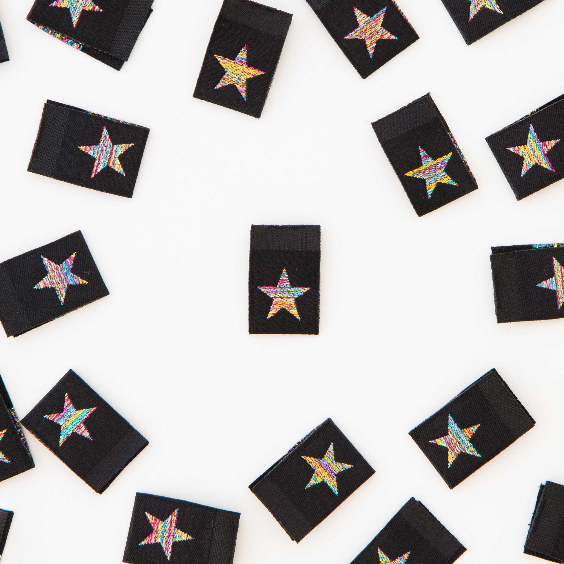 Metallic Rainbow Star Woven Labels – Sarah Hearts
