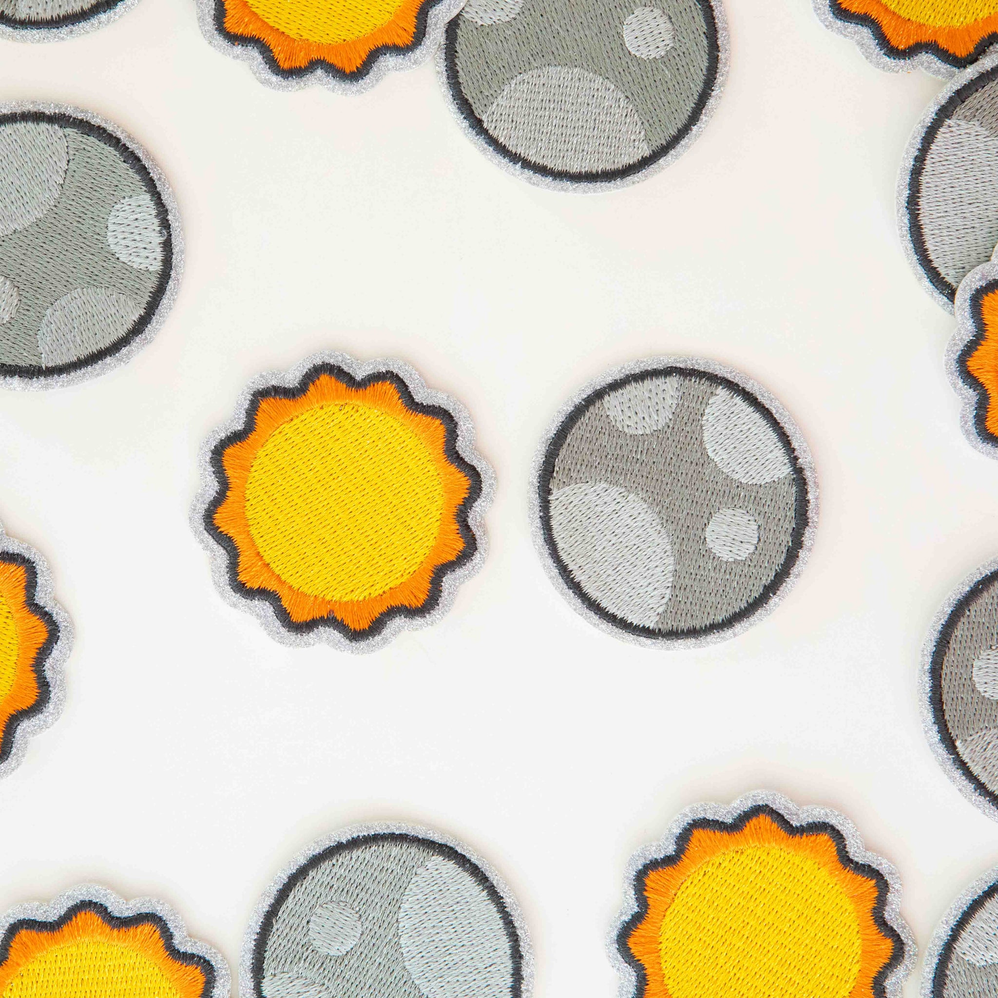 Sun and Moon Embroidered Patches - 2 Pack – Sarah Hearts