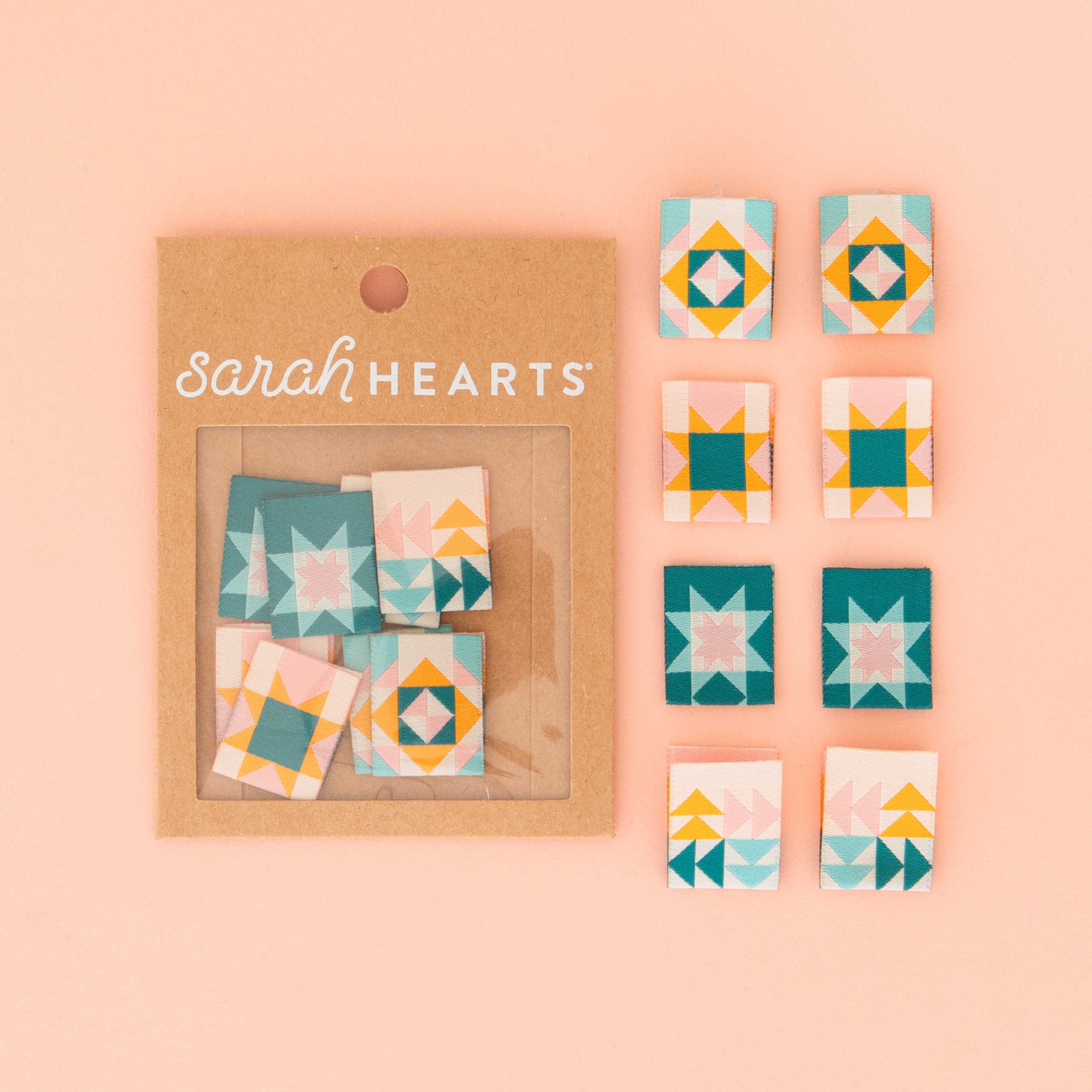 Quilt Block Multipack Woven Labels – Sarah Hearts