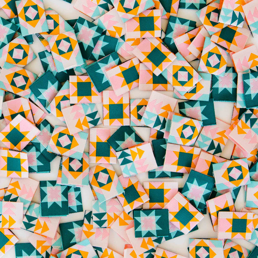 Quilt Block Multipack Woven Labels – Sarah Hearts