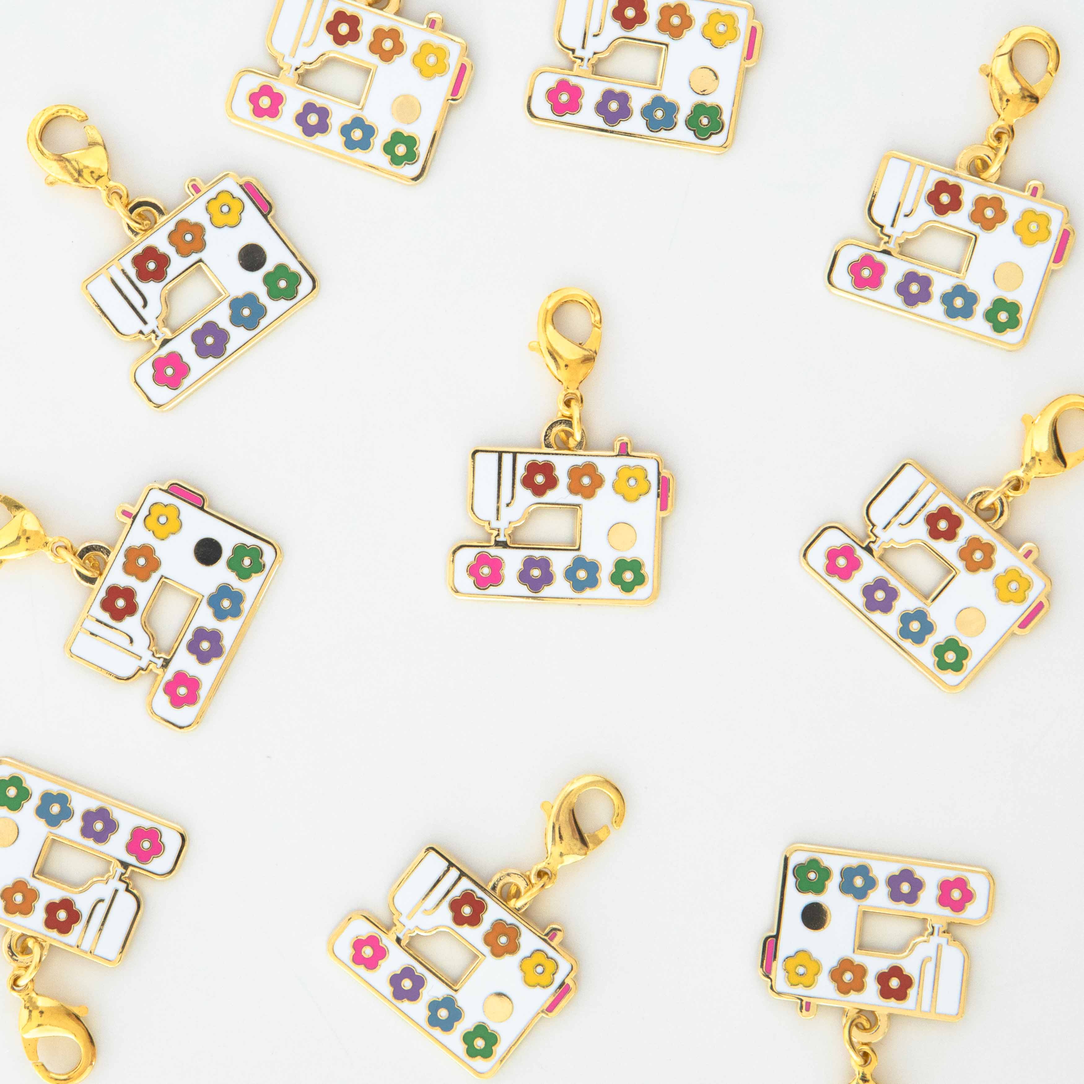 Sewing Machine Zipper Charm – Sarah Hearts