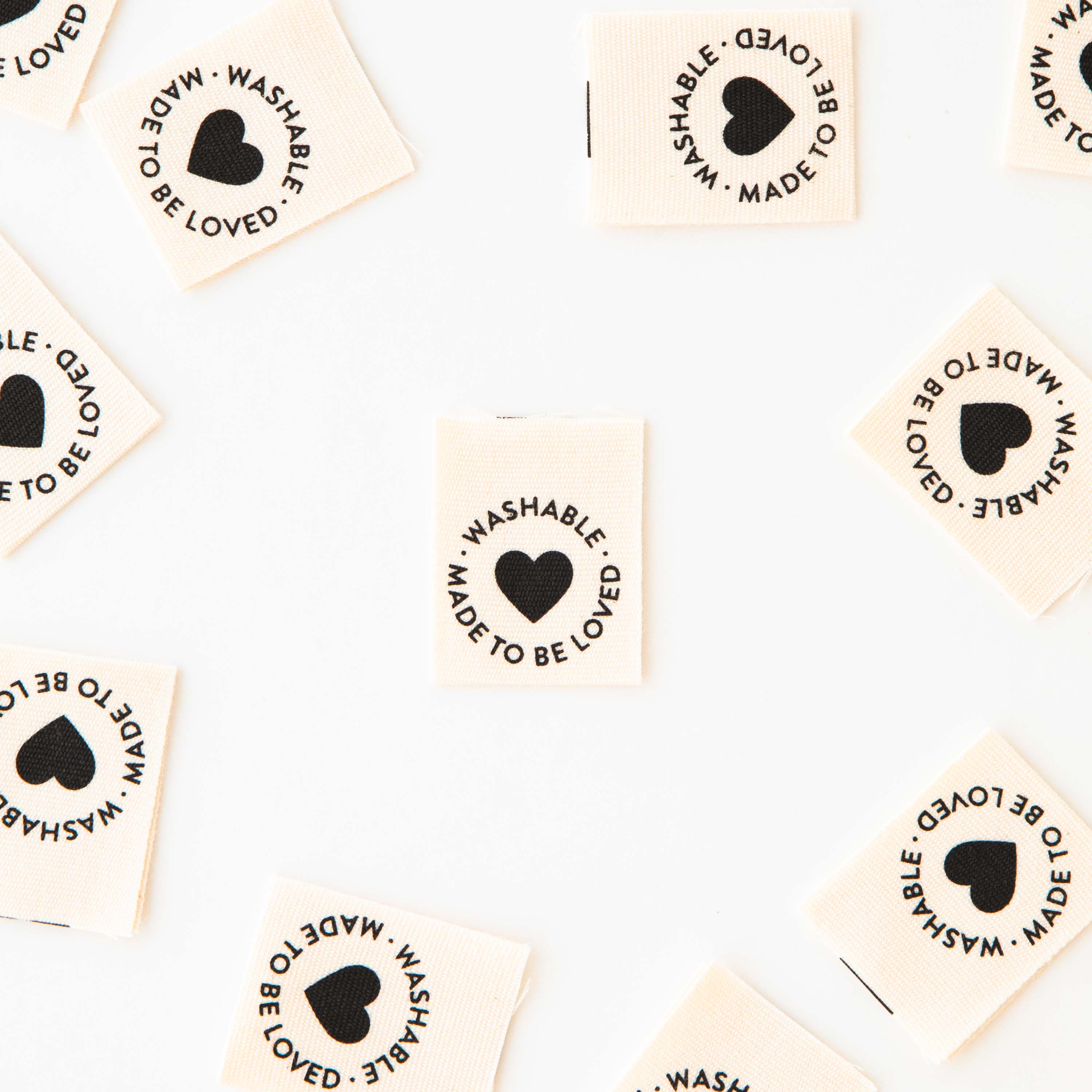 Washable Organic Cotton Labels – Sarah Hearts