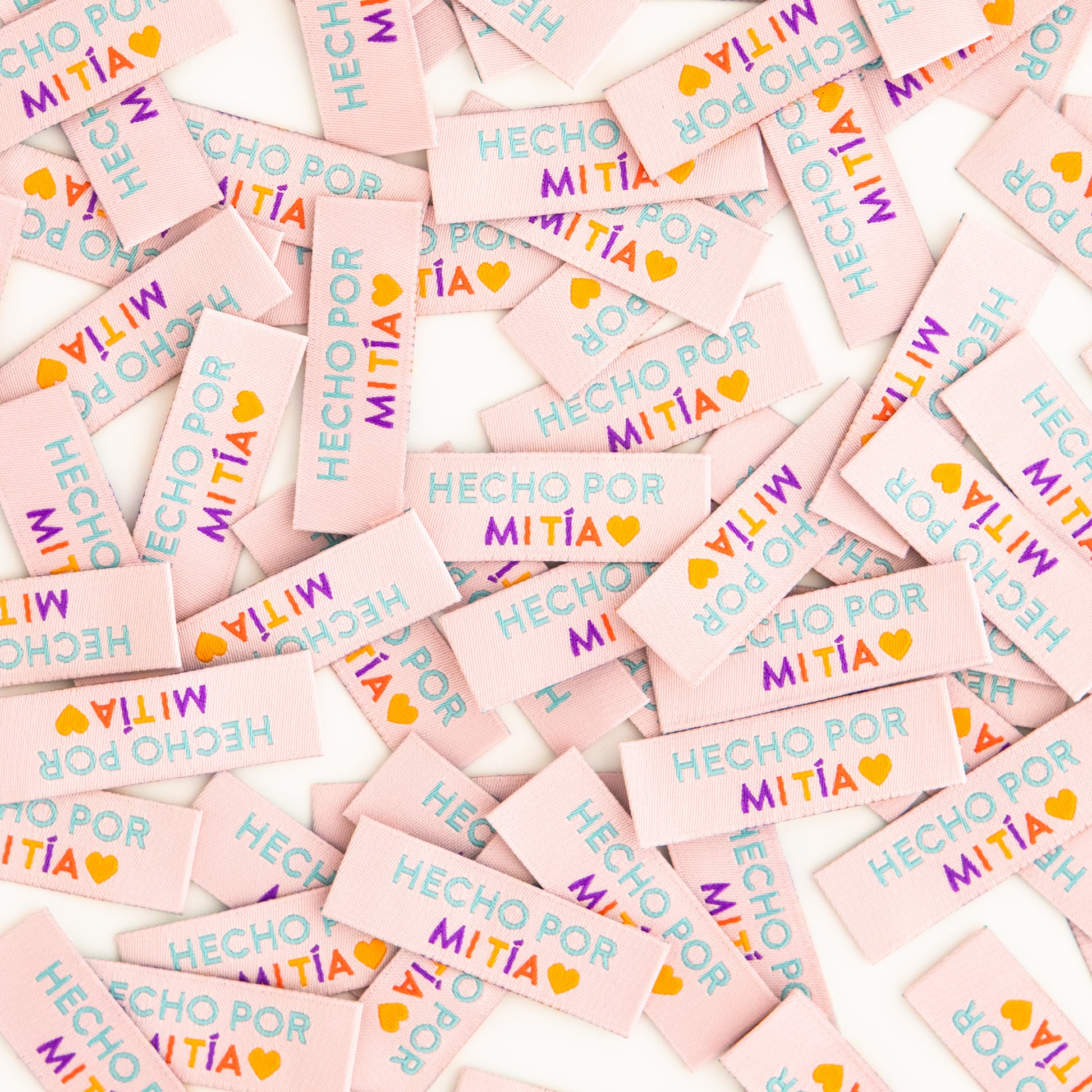 Hecho Por Mi Tía Woven Labels – Sarah Hearts